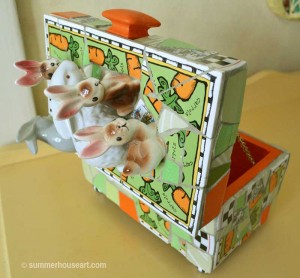 A Little Mosaic Bunny Box – Summerhouse Art
