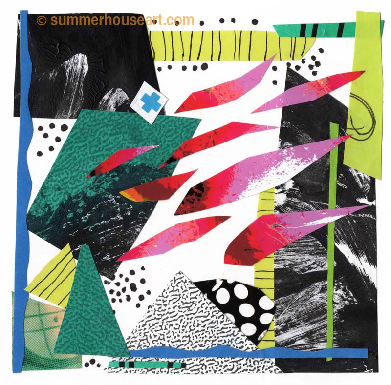 “Migration” a new Paper collage – Summerhouse Art