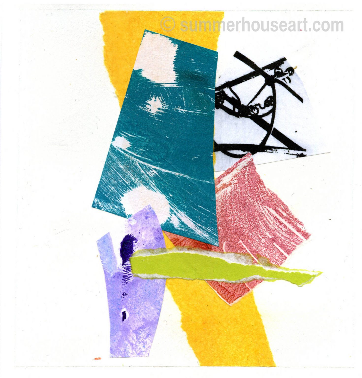 abstract paper collage – Summerhouse Art